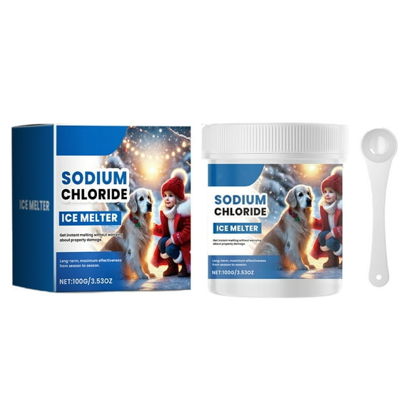 LYINGF Pet Friendly Ice and Snow Melter, Pet Safe Formula, Fast Acting ...