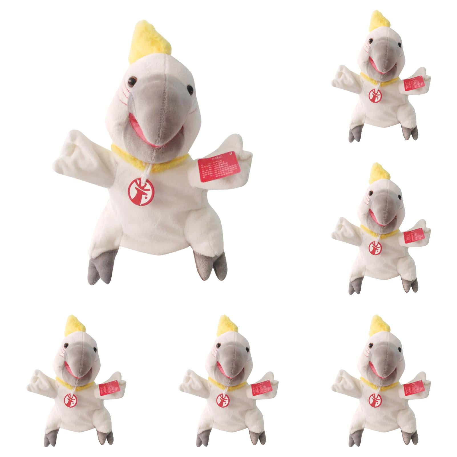 LYINGF Puppets Parrot Hand Puppet, 9.84" Animal Puppets Hand Puppets ...