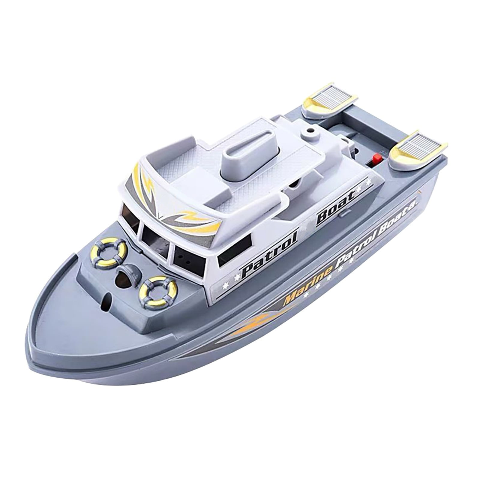 LYINGF Speed Boat Water Toy, Electric Patrol Boat Coast Guard Vessel ...