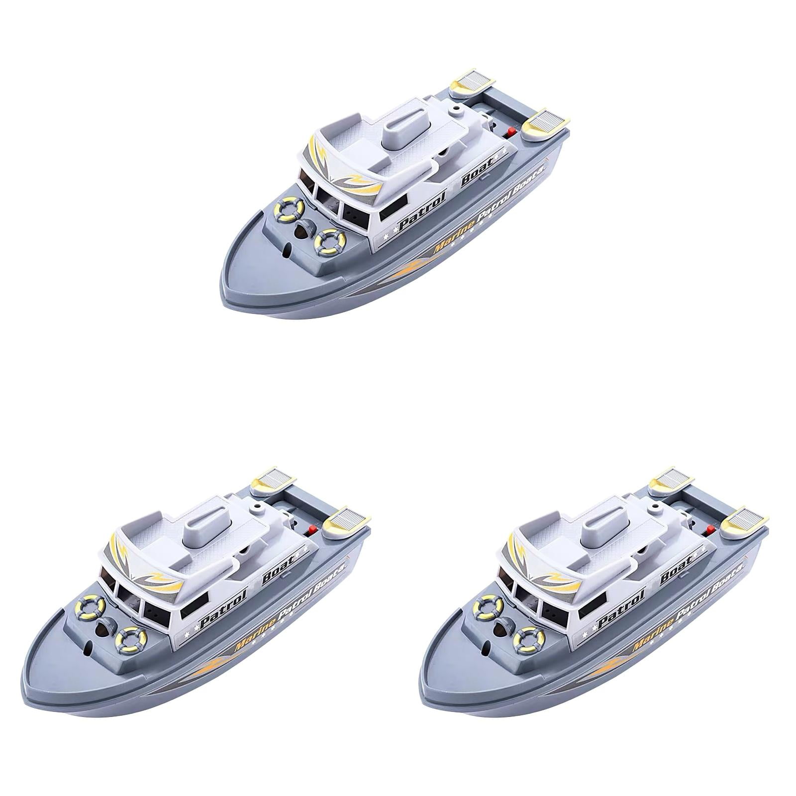 LYINGF Speed Boat Water Toy, Electric Patrol Boat Coast Guard Vessel ...