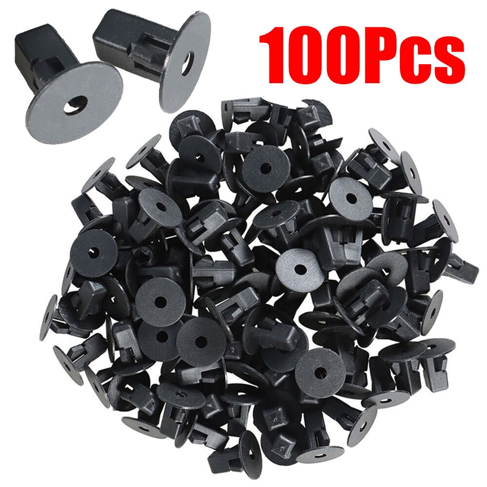 LYLONG 100Pcs Car Fastener Clips Bumper Inner Fender Rivets Push Spare ...