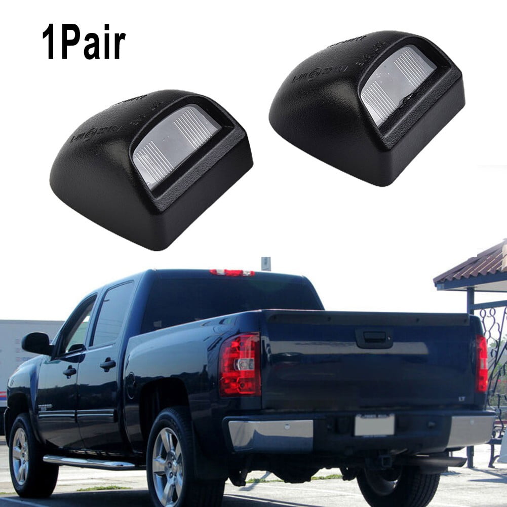 LYLONG 1Pair Rear Bumper License Light Cover Housing for Chevrolet ...