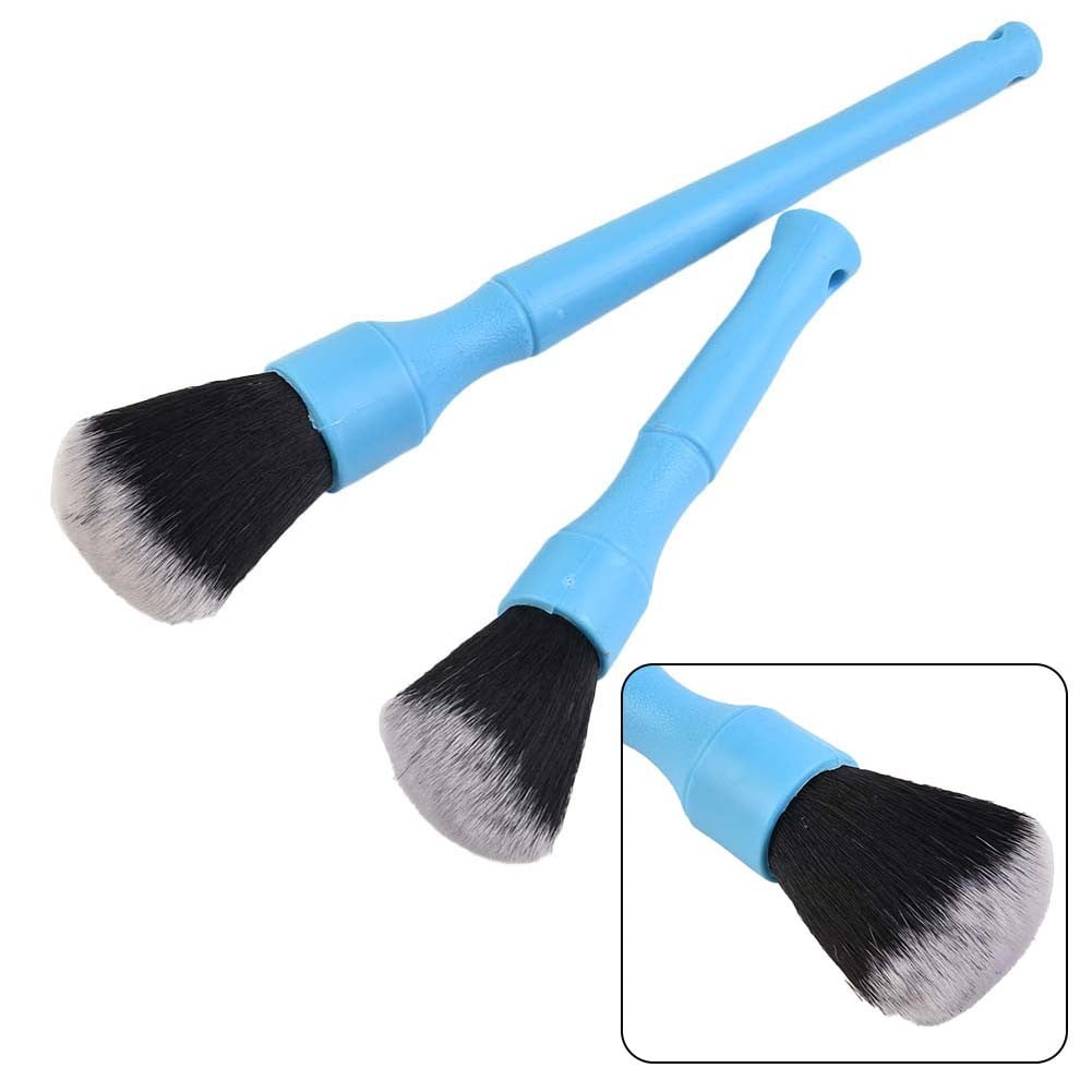 LYLONG 2X Soft Detailing Brush Set Interior & Exterior Car Dust Cleaner ...
