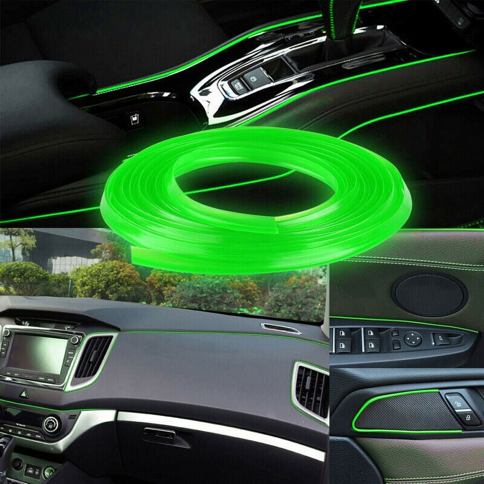 LYLONG Green 16.4Ft 5M Car Interior Door Gap Edge Line Insert Molding ...