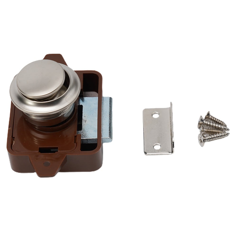 LYLONG Locker Lock Pad Lock Push Button Catch Lock Cupboard Door ...