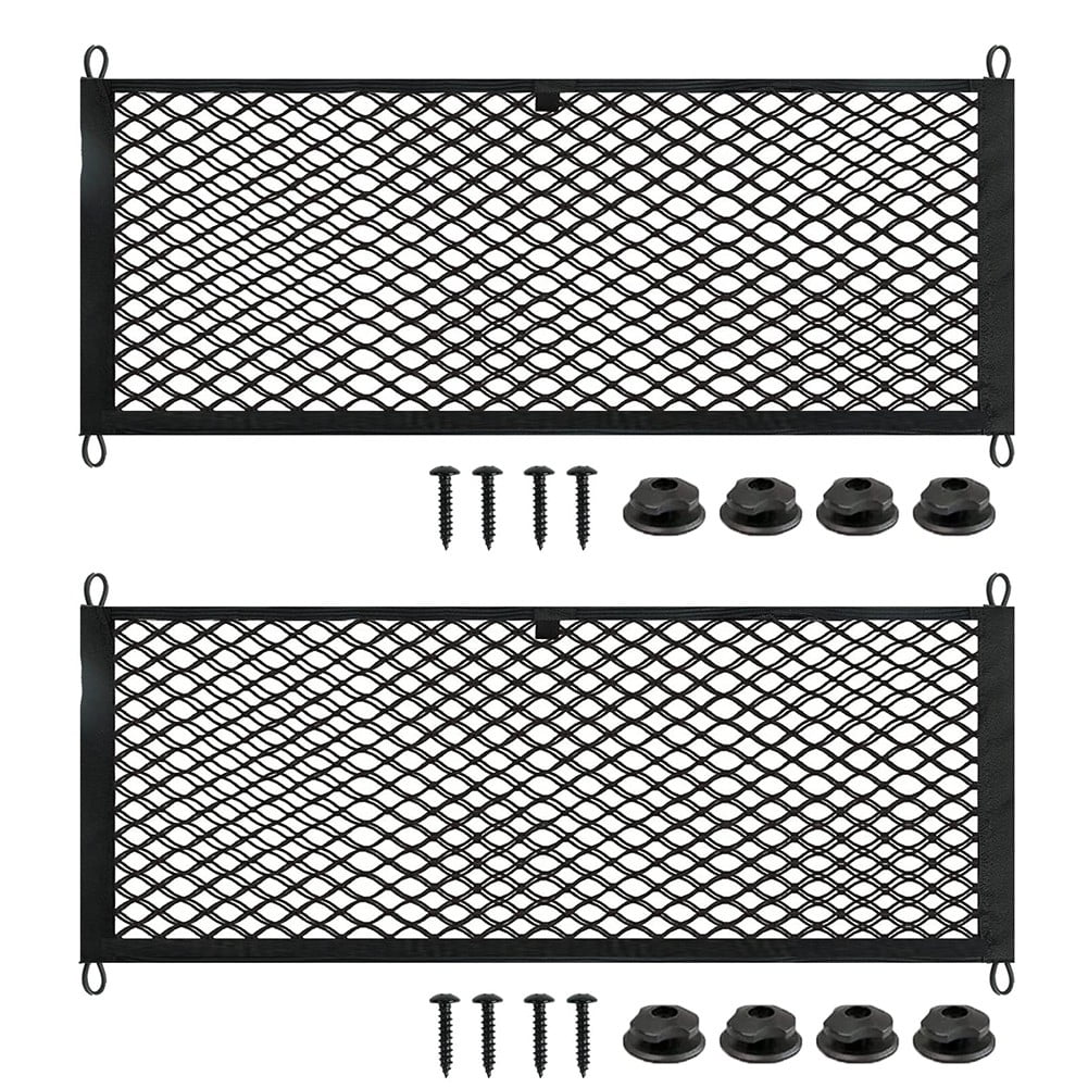 LYLONG Oversized Rv Car Storage Boat Cargo Pocket Organizer Frame Mesh ...