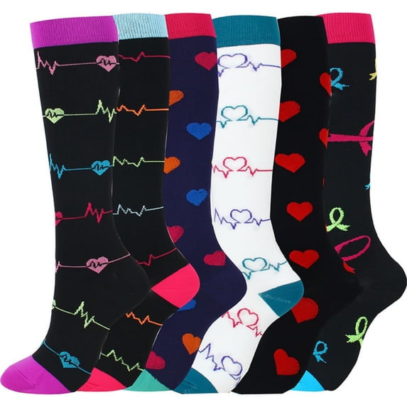 LYMAYTER 1PC Woman Man Performance Compression Socks Calf Support ...