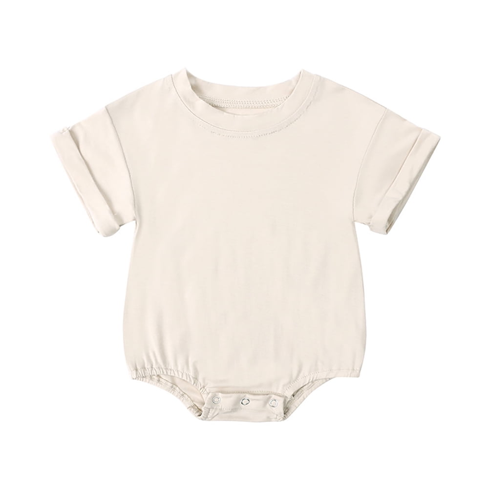 LYMAYTER 3-24M Baby Boys Girls Bodysuits Newborn Short Sleeve Rompers ...