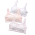 LYMAYTER ‌Big Girls Sports Bra Breathable Teens Cotton Training Bras ...