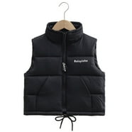 KYAIGUO Kids Toddler Puffer Down Vest for Girls Boys Winter Sleeveless Thicken Outwears Fall ...
