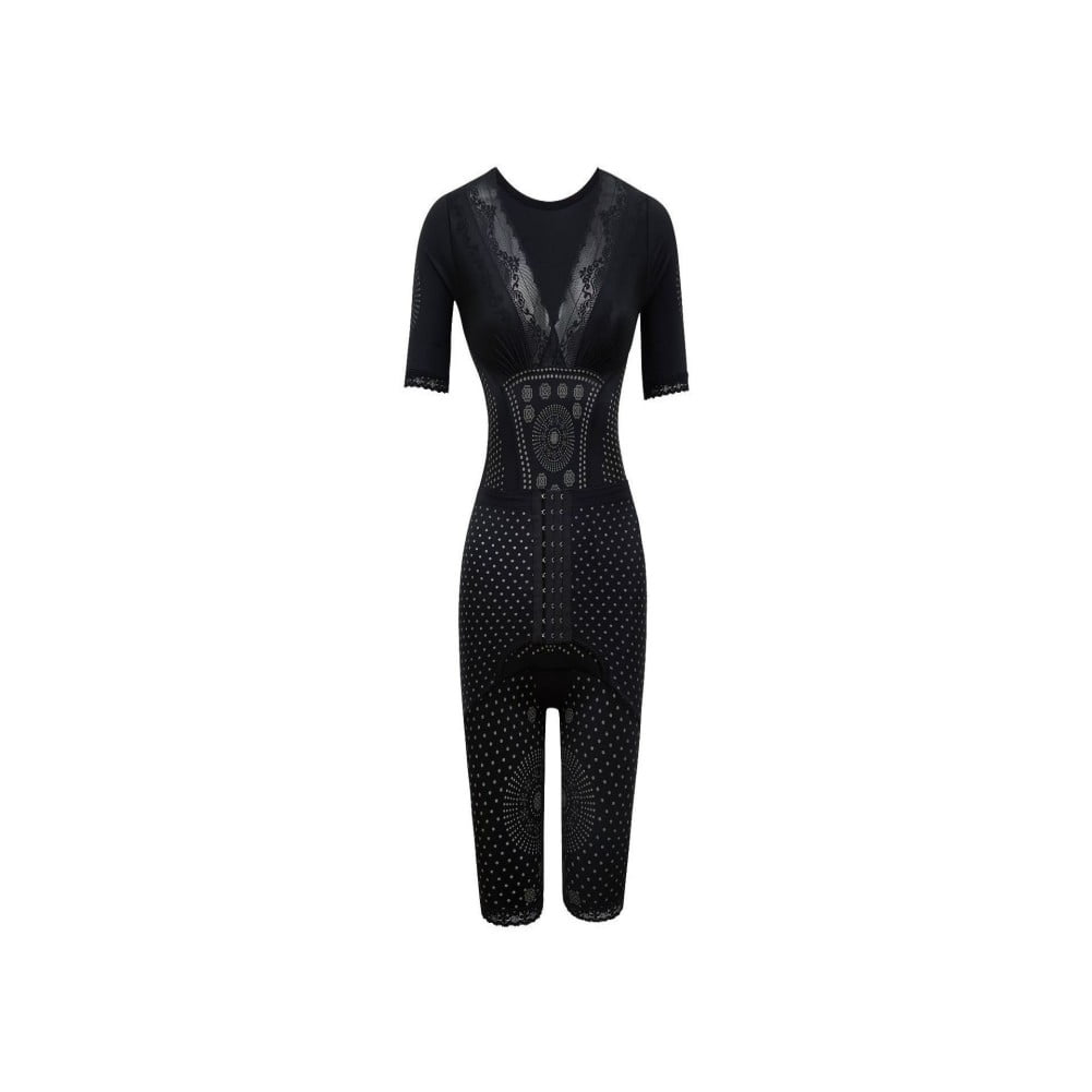 LYMAYTER Jumpsuit for Bodysuit Shapewear Long Sleeve Full-Leg Tummy ...