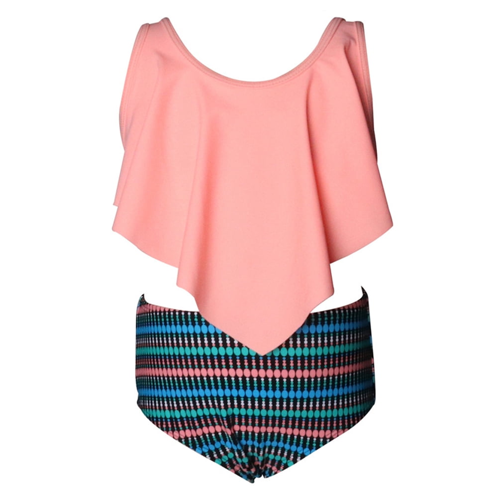 LYMAYTER Toddler Baby One Piece Swimsuit for Girls Beach Sport Swimwear ...