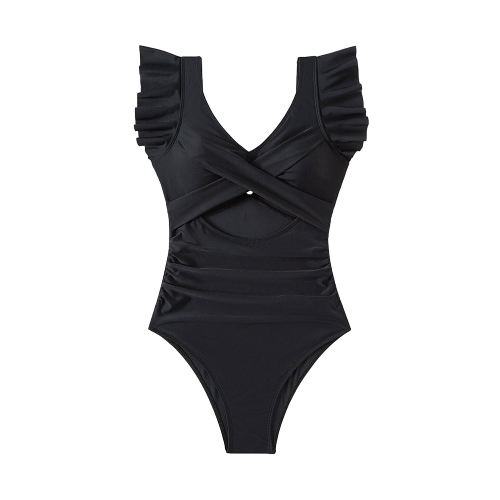 Lymayter Womens Swimsuits For Women Swimwear High Waist Stomach In One Piece Fashion Bathing