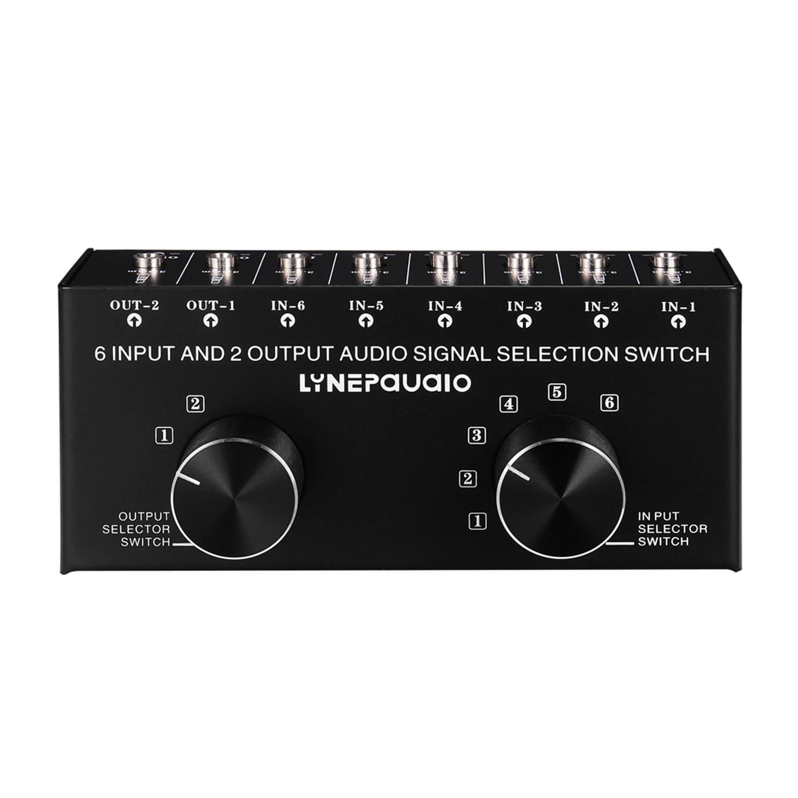 LYNEPAUAIO Audio Switcher,Two-Way Audio Box Splitter 3.5mm Audio 3.5mm ...