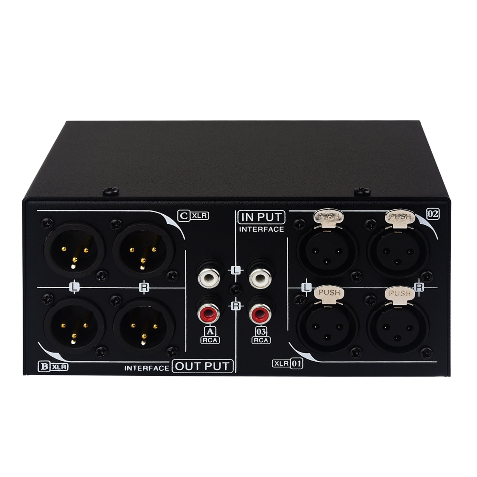 LYNEPAUAIO Audio converter,Stereo Switch Switcher/Balanced XLR ...