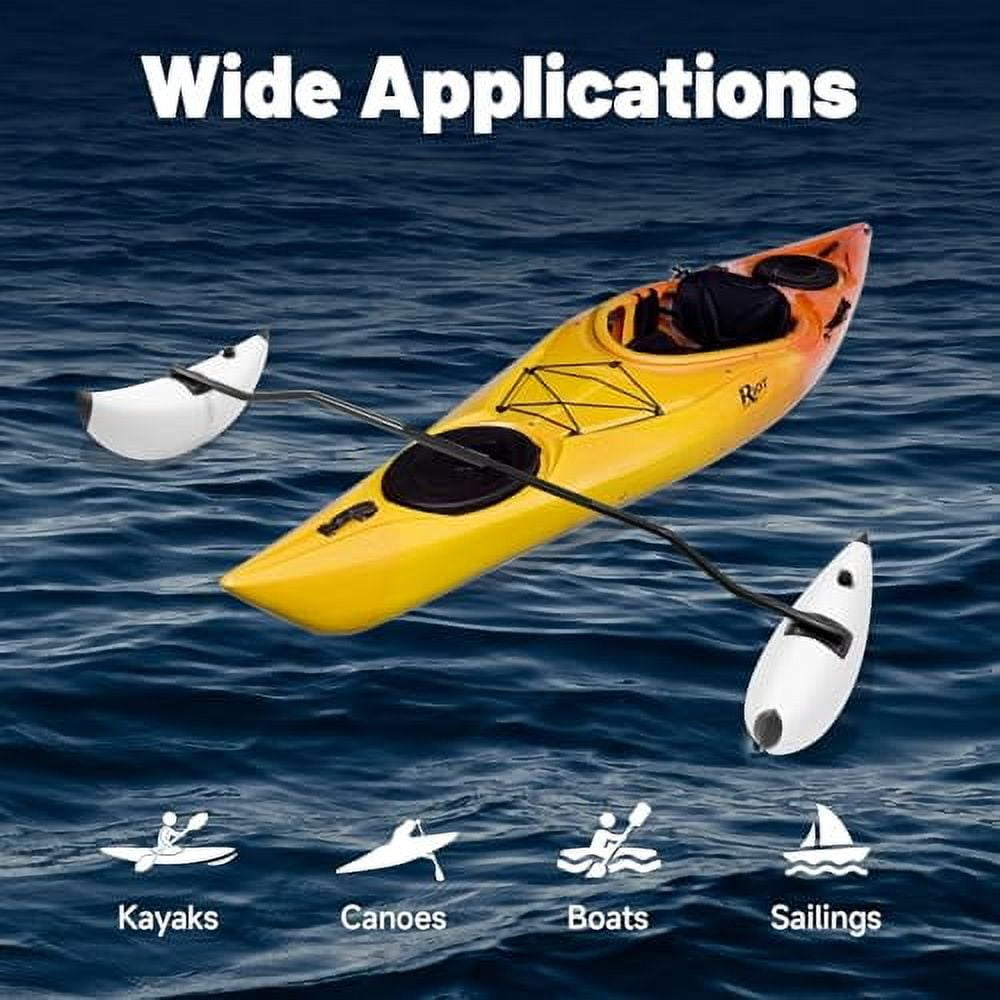LYNICESHOP Kayak Outrigger, 2 PCS Kayak Stabilizer Fishing Float Tube ...
