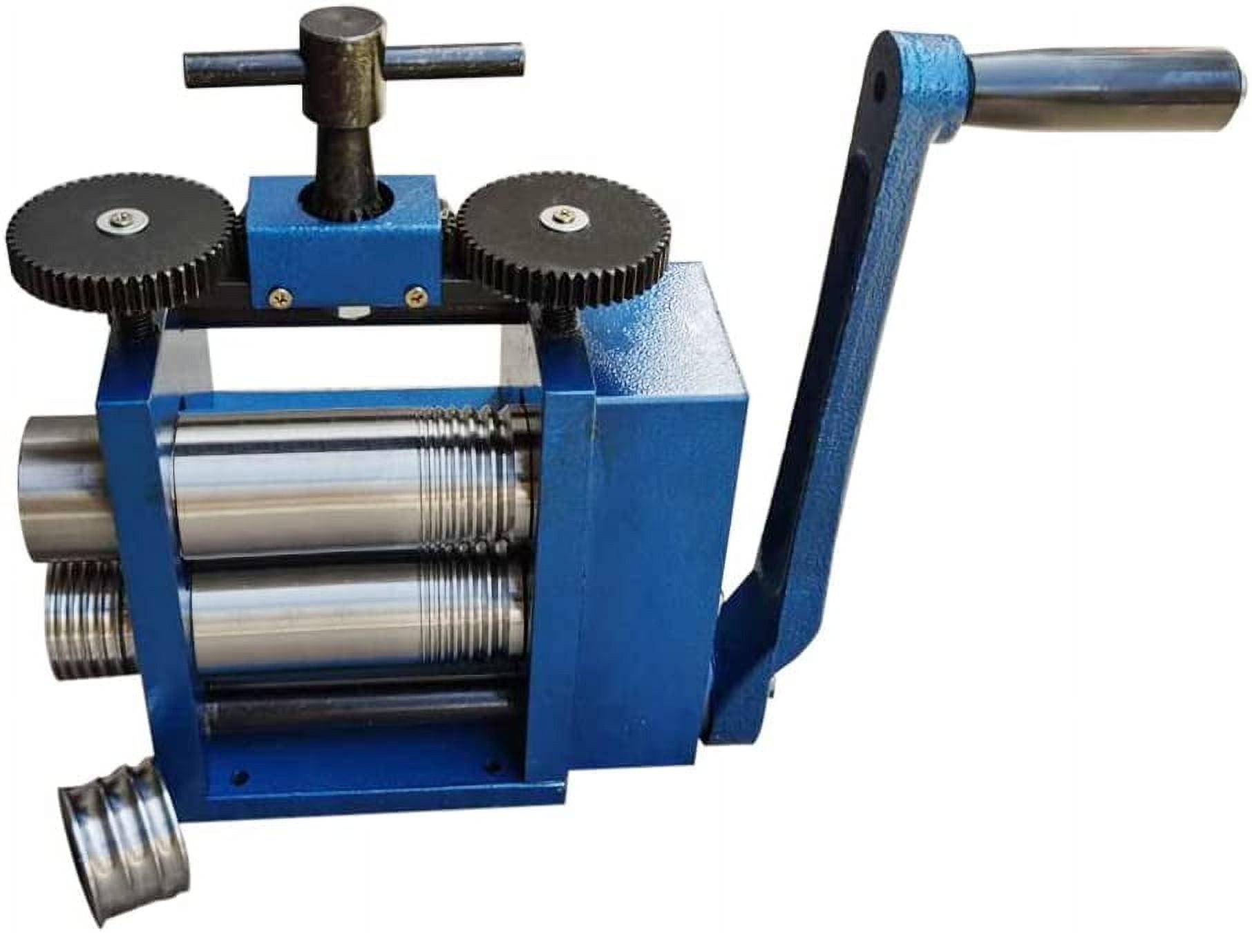 LYNICESHOP Manual Jewelry Rolling Mill Machine, 3" Roller Rolling Mill Combination Rolling Mill ...