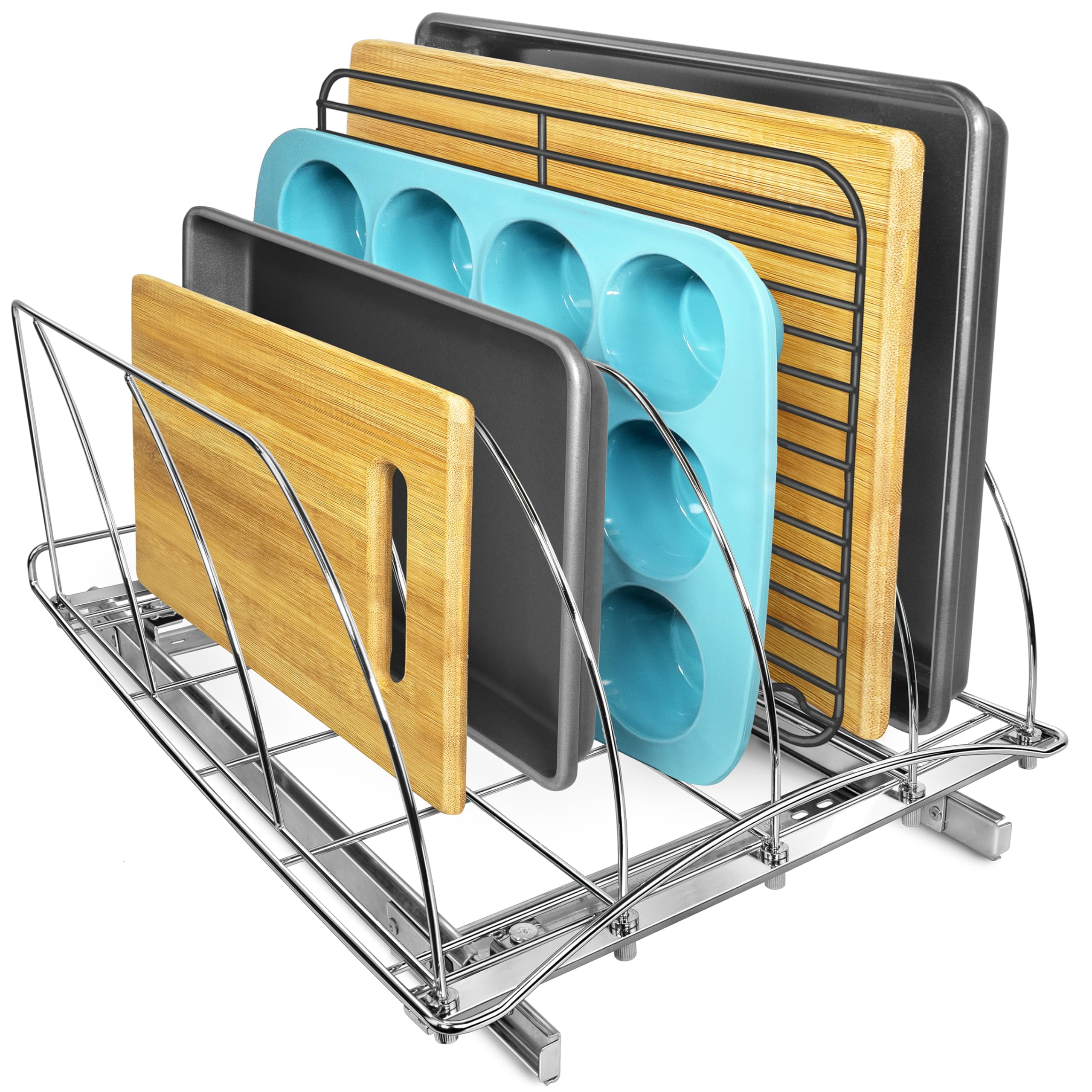 LYNK PROFESSIONAL® Pull Out Cutting Board, Cookie Sheet, and Baking Pan ...