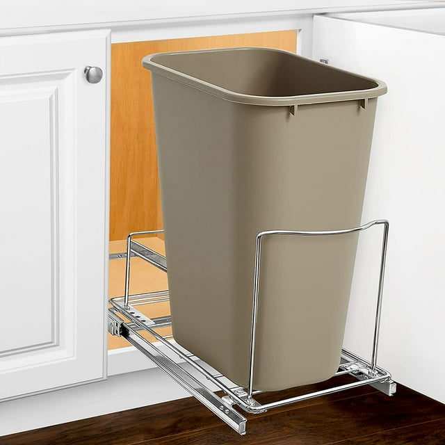 LYNK PROFESSIONAL® Pull-Out Trash Can Drawer – Sliding Organizer for ...