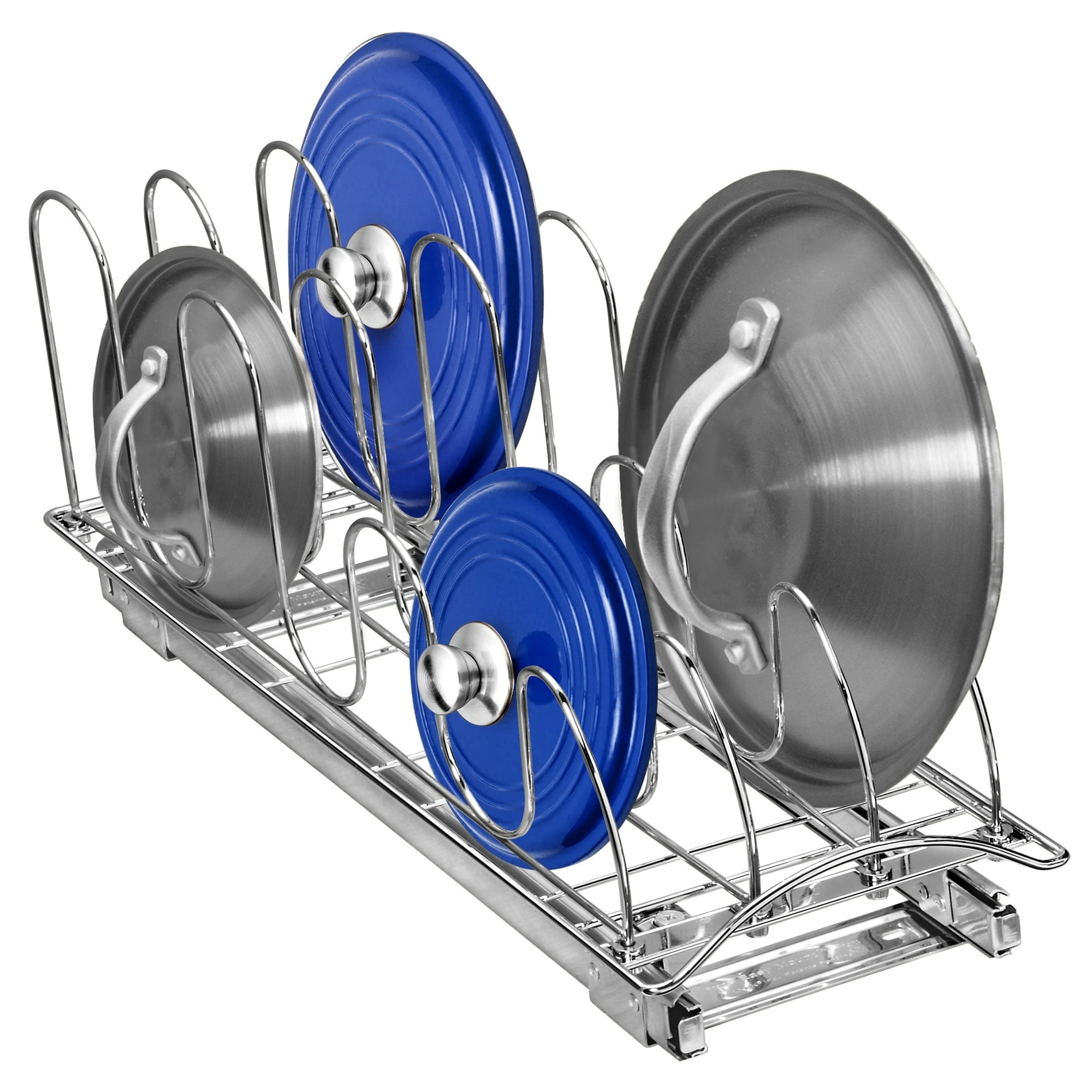 LYNK PROFESSIONAL® Slide Out Pan and Pot Lid Organizer for Cabinet ...