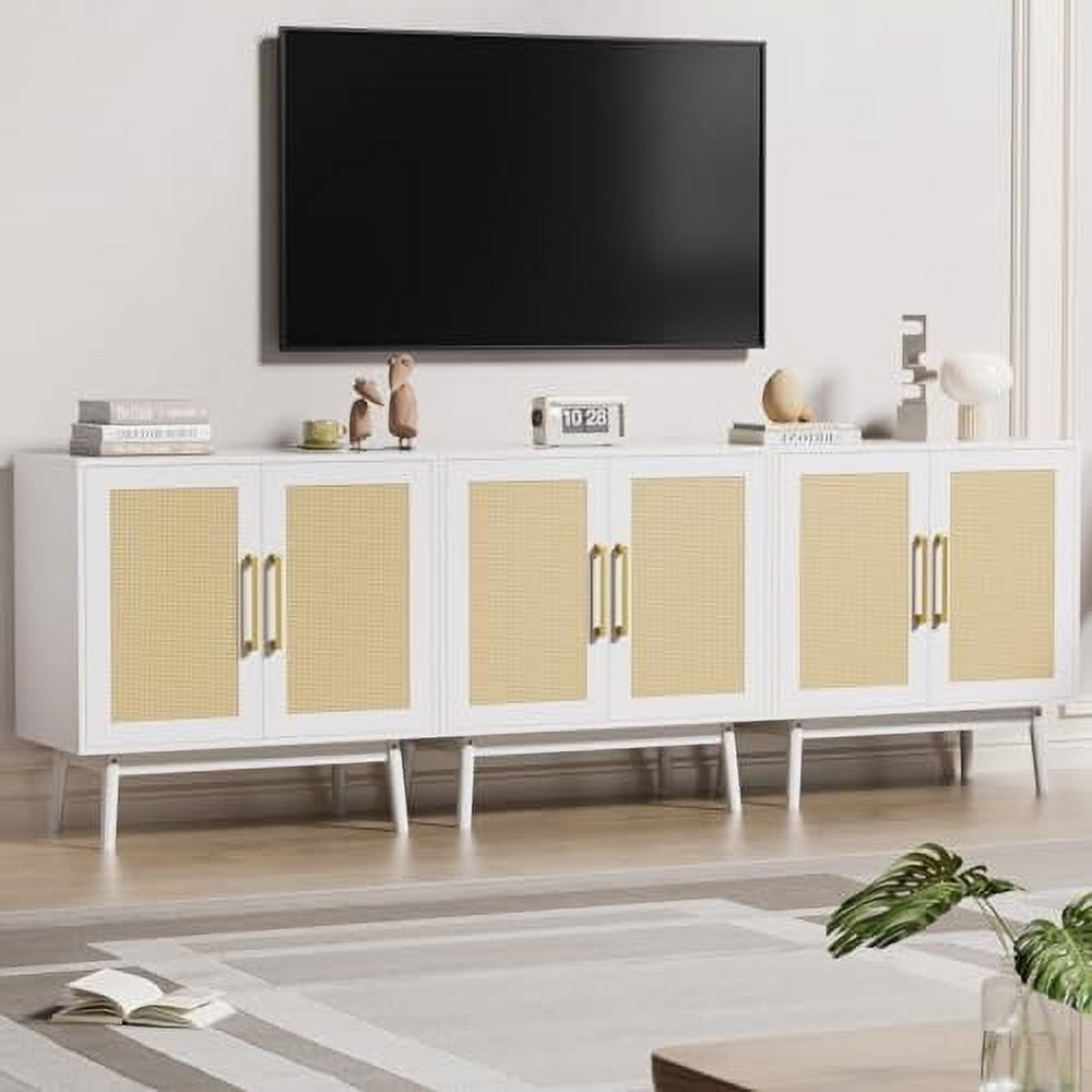 LYNSOM Sideboard Buffet Storage Cabinet, Long Buffet Cabinet with ...