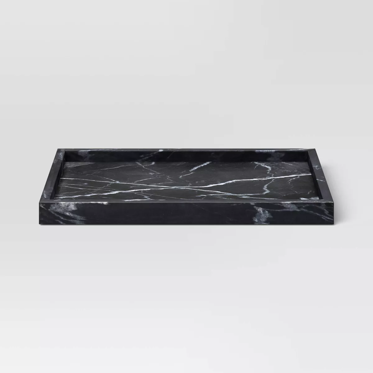 LYP Marble Rectangle Tray - Black - Walmart.com
