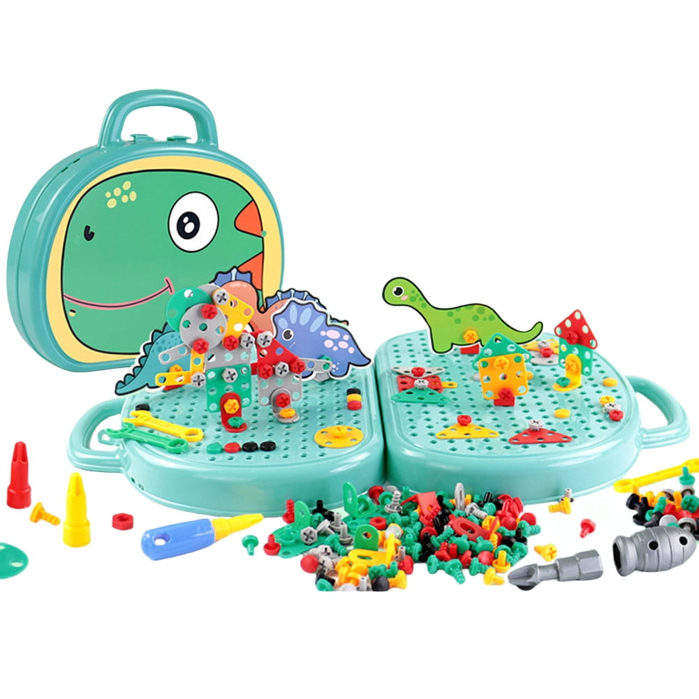 LYQTOY DIY Screw Tool Box Montessori Toy Play Toolbox Creative Diy ...