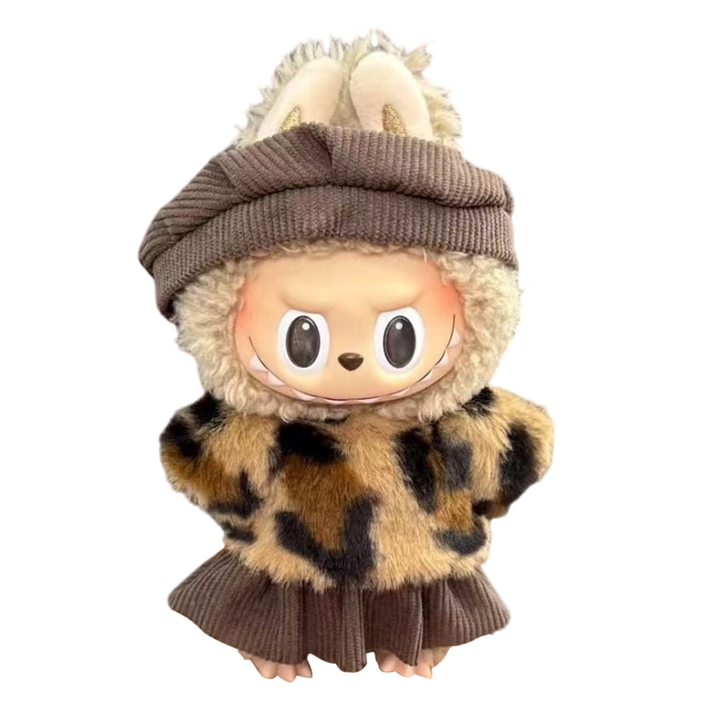 LYQTOY Leopard Print Cartoon Animal Toy Skirt Diy Kawaii Plush Dolls ...