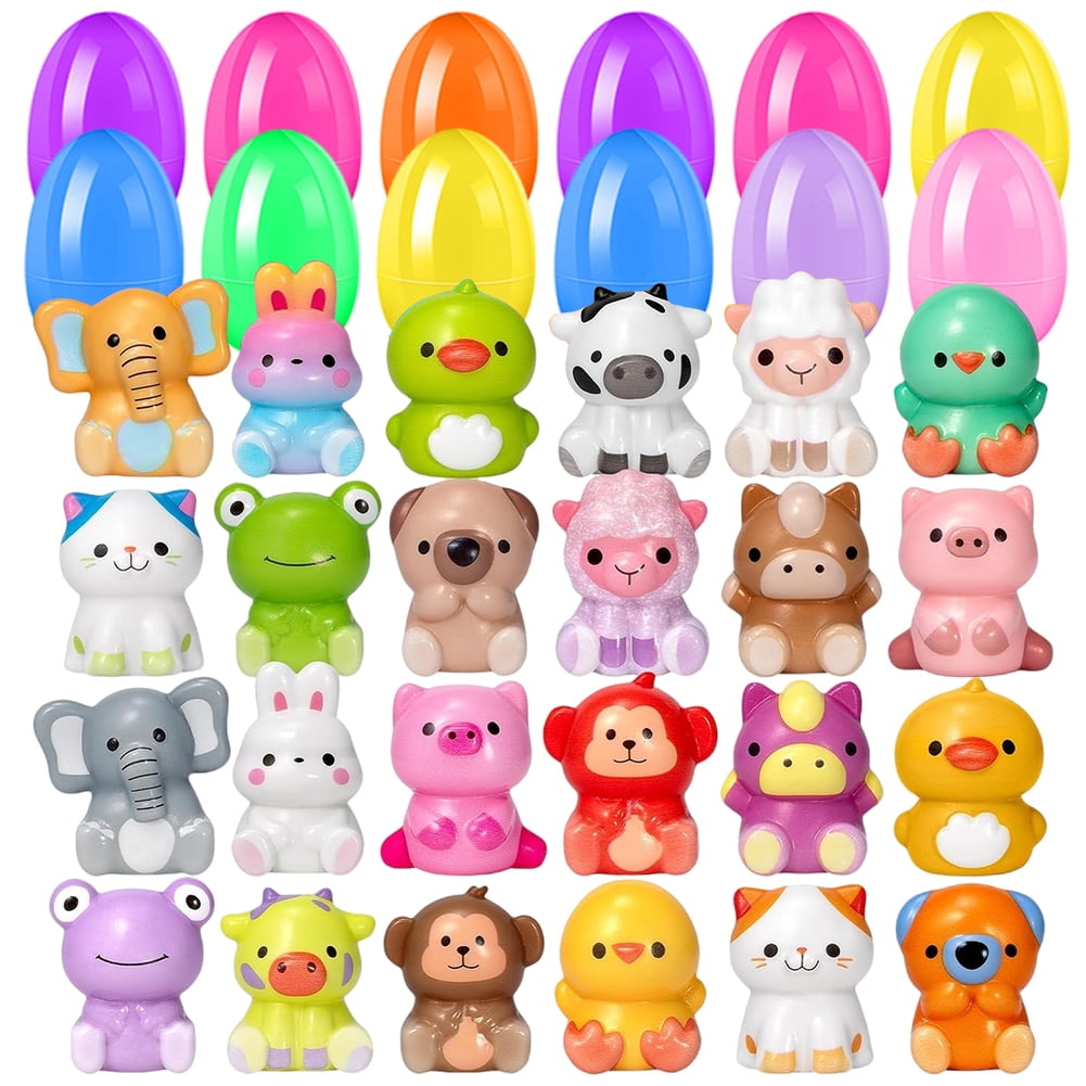 LYQTOY Prefilled Easter Eggs With Stress Relief Toys Gift For (24 Pack ...