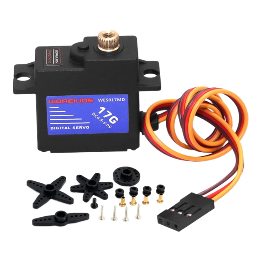 LYQTOY RC Digital Servo 17G Metal Gear Servo 26KG Torque Rc Digital ...