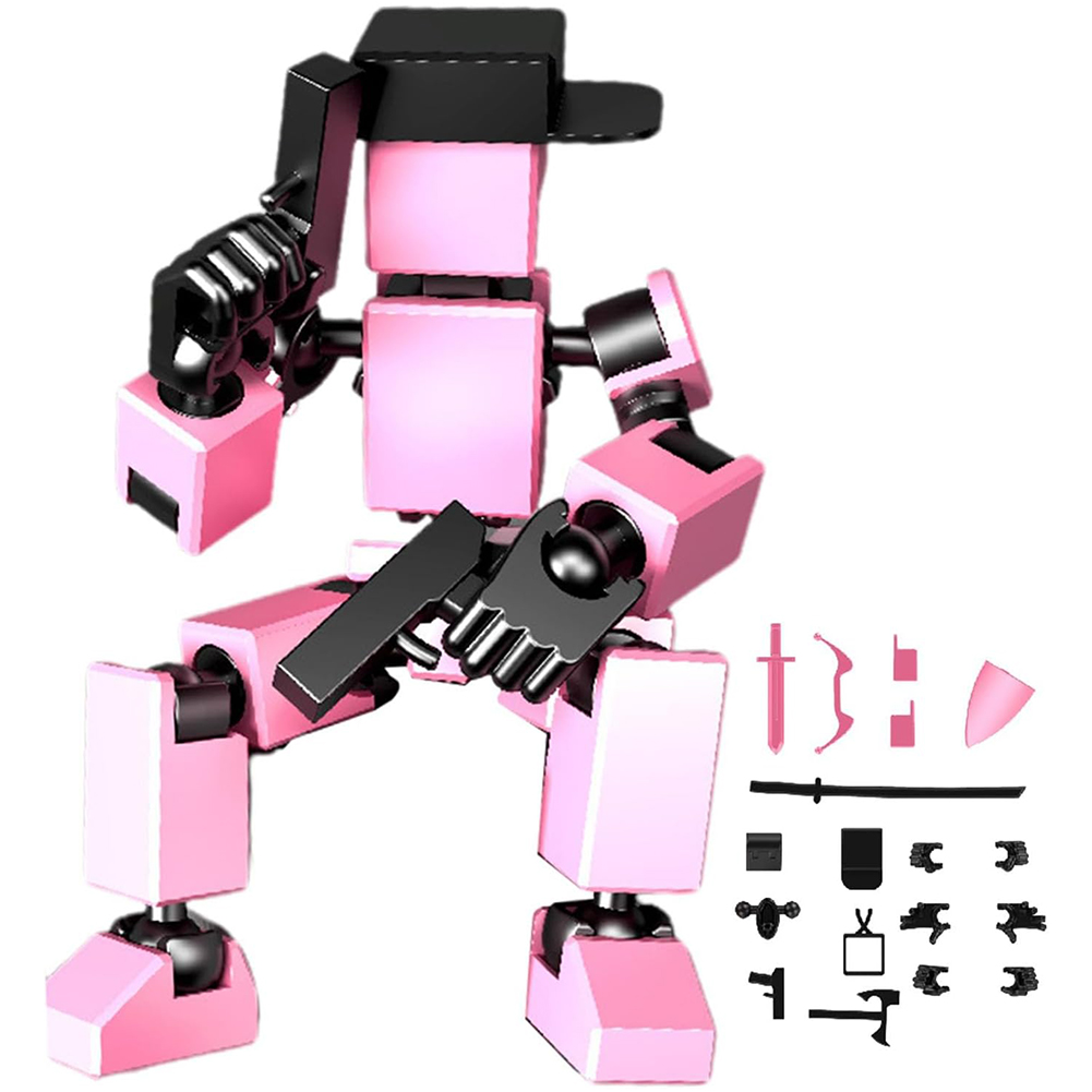 LYQTOY Robot Action Figure 13 Robot Action Dummy Mini Full Body ...