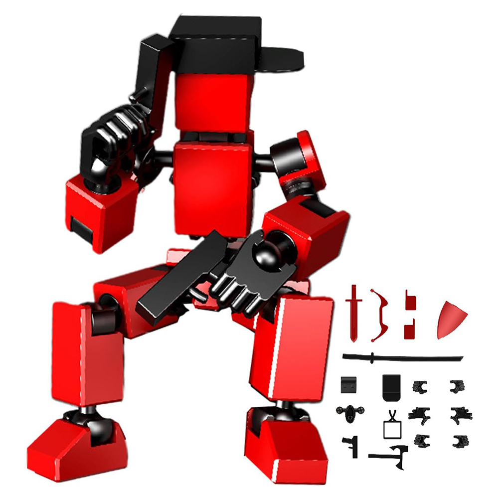 LYQTOY Robot Action Figure 13 Robot Action Dummy Mini Full Body ...