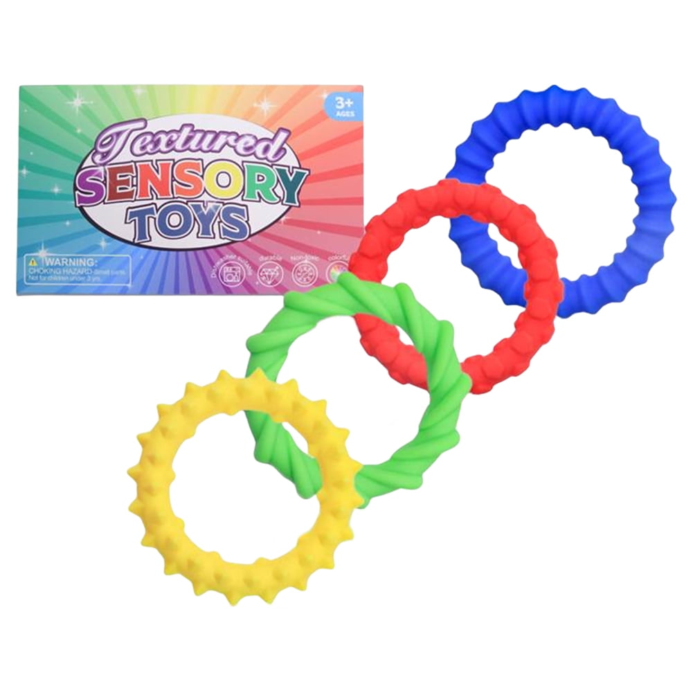 LYQTOY Sensory Toys 4 Pack Sensory Toys Stretchy Bracelet Anxiety ...