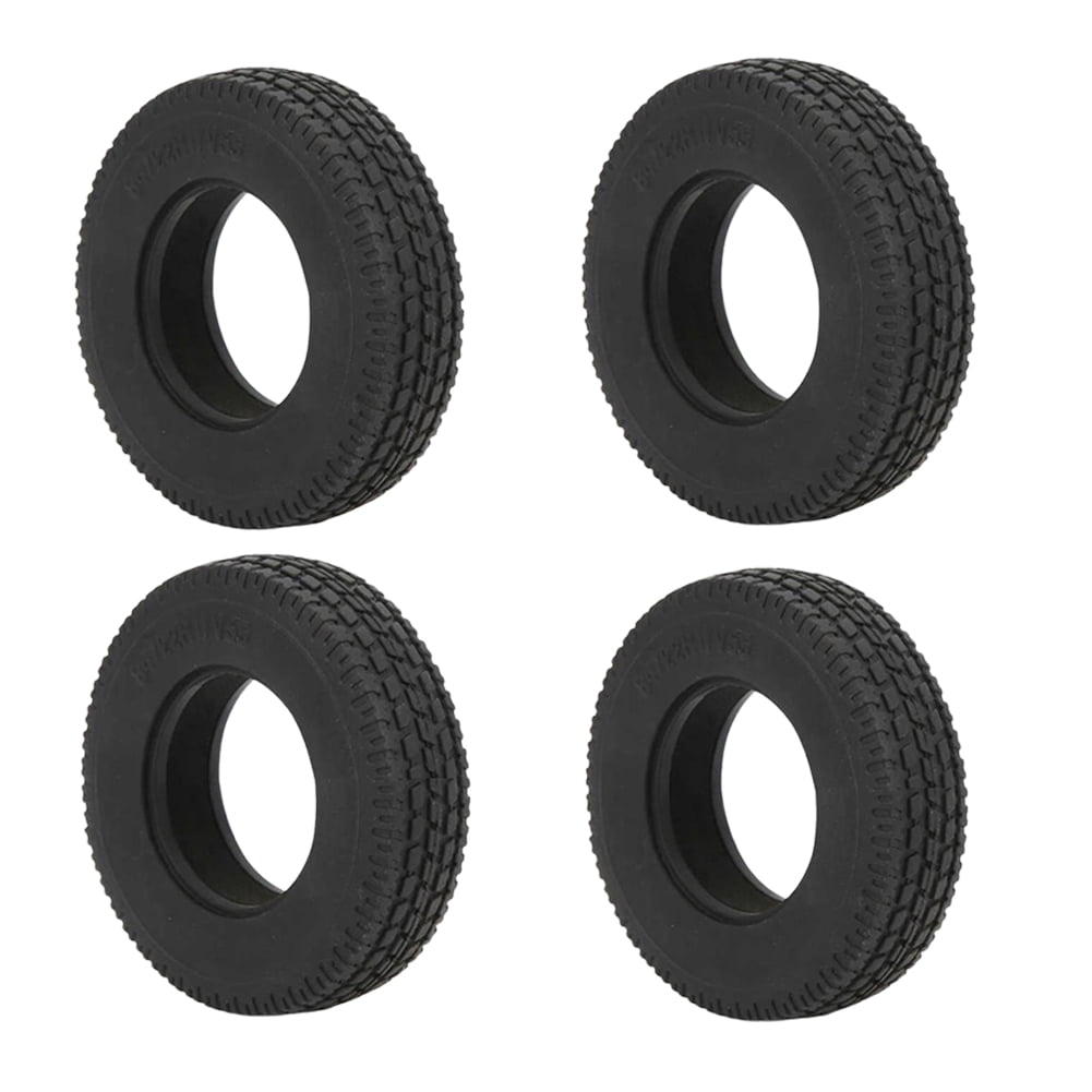 LYQTOY Tires Set 4 Pcs Rubber Tires 80 * 20mm For 1 14 Tamiya Tractor ...