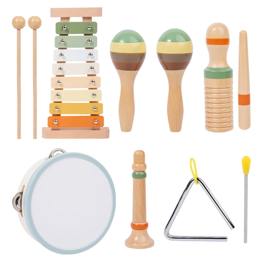 LYQTOY Toddler Musical Instruments Montessori Wooden Toys Baby Musical ...