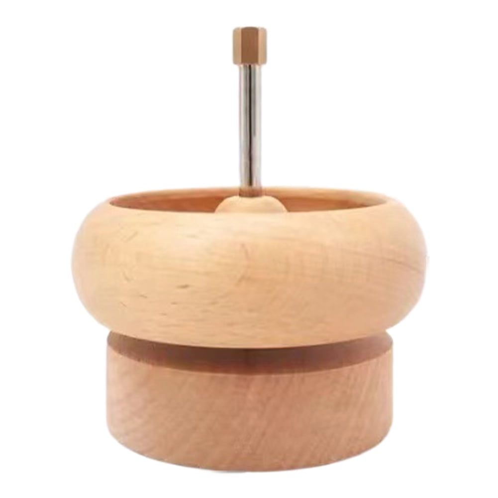 LYQTOY Wooden Bead Spinner Wooden Bead Holder Effort Saving Diy Beads ...