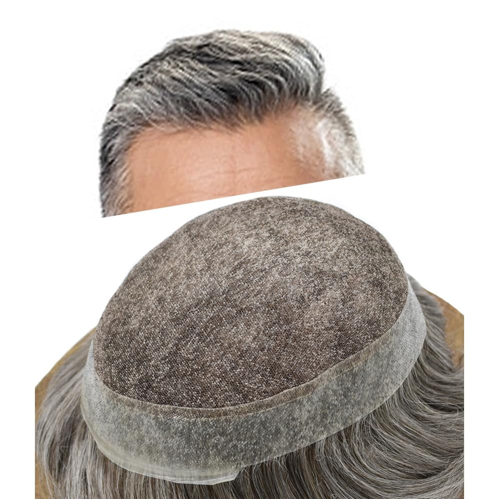 LYRICAL HAIR Lace Center Toupee for Men Human Hair Replacement System ...