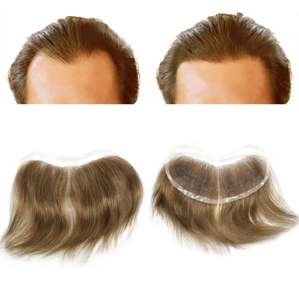 LYRICAL HAIR Mens Frontal Hairpiece Full French Lace Toupee for Men ...