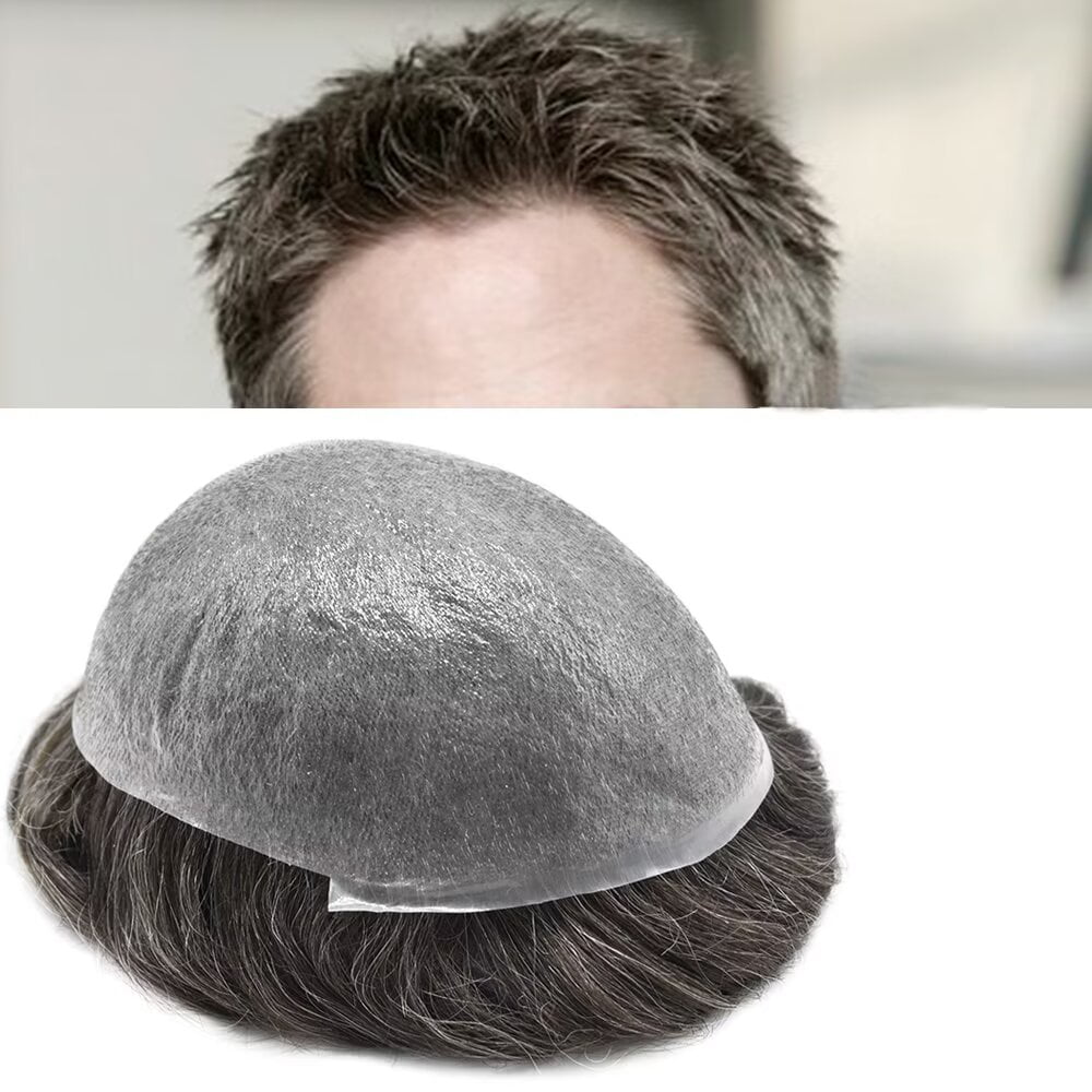 LYRICAL HAIR Toupee for Men 0.04-0.06mm Ultra Thin Skin Mens Toupee ...