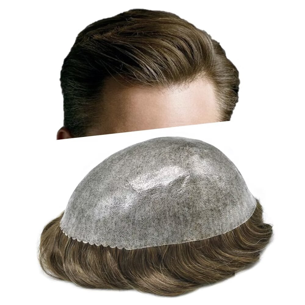 LYRICALHAIR Toupee for Men Hairpiece Indian Human Hair Replacement ...