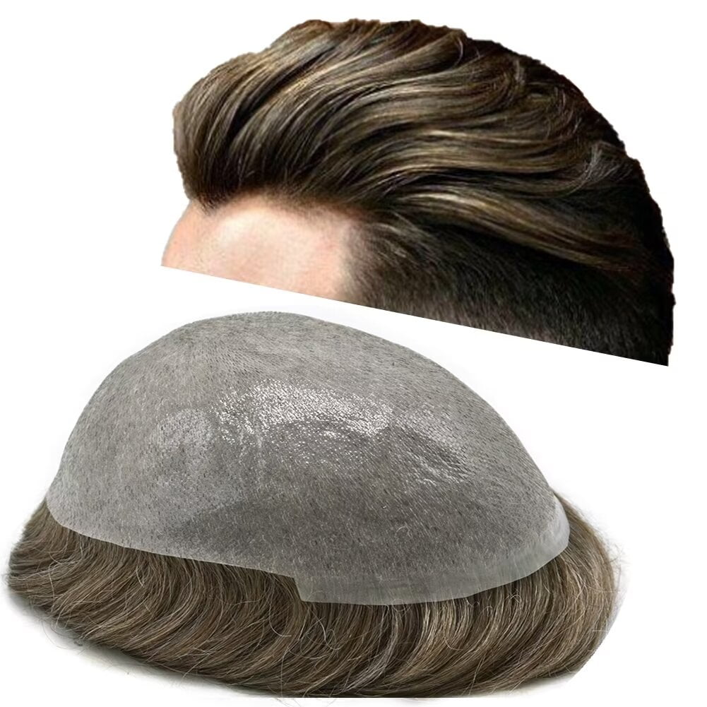 LYRICALHAIR Toupee for Men Hairpiece Indian Human Hair Replacement ...