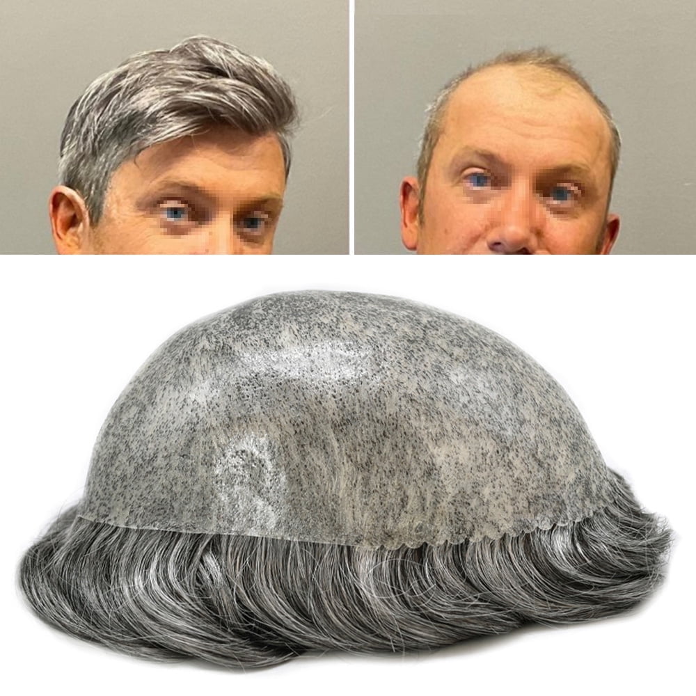 LYRICALHAIR Toupee for Men Hairpiece Indian Human Hair Replacement ...