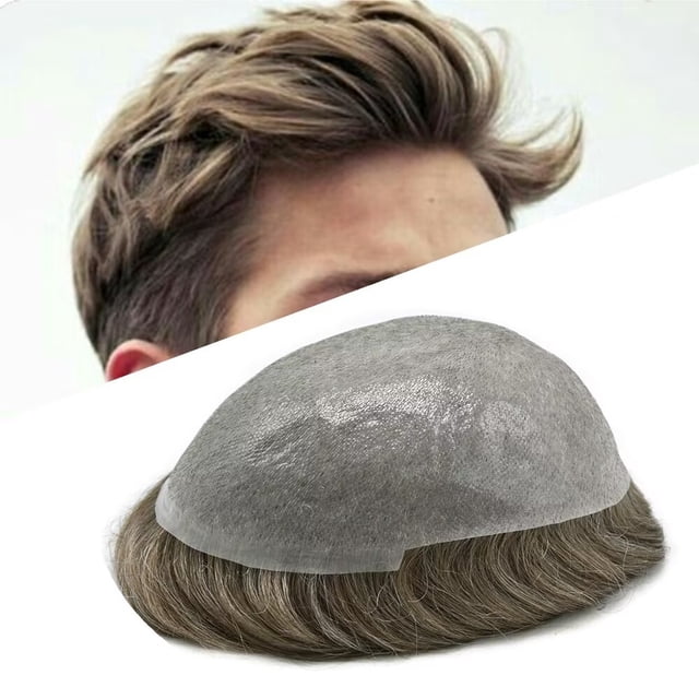 LYRICALHAIR Toupee for Men Hairpiece Indian Human Hair Replacement ...