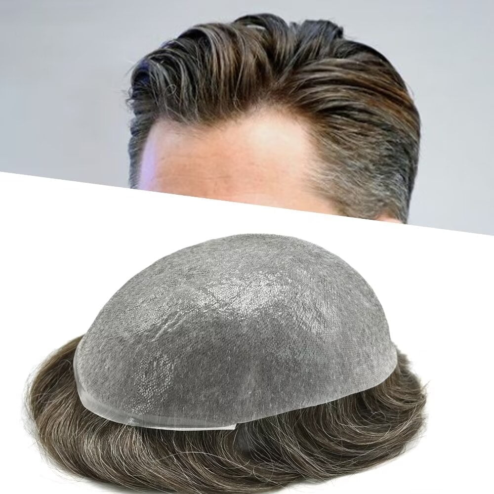 LYRICALHAIR Toupee for Men Hairpiece Indian Human Hair Replacement ...