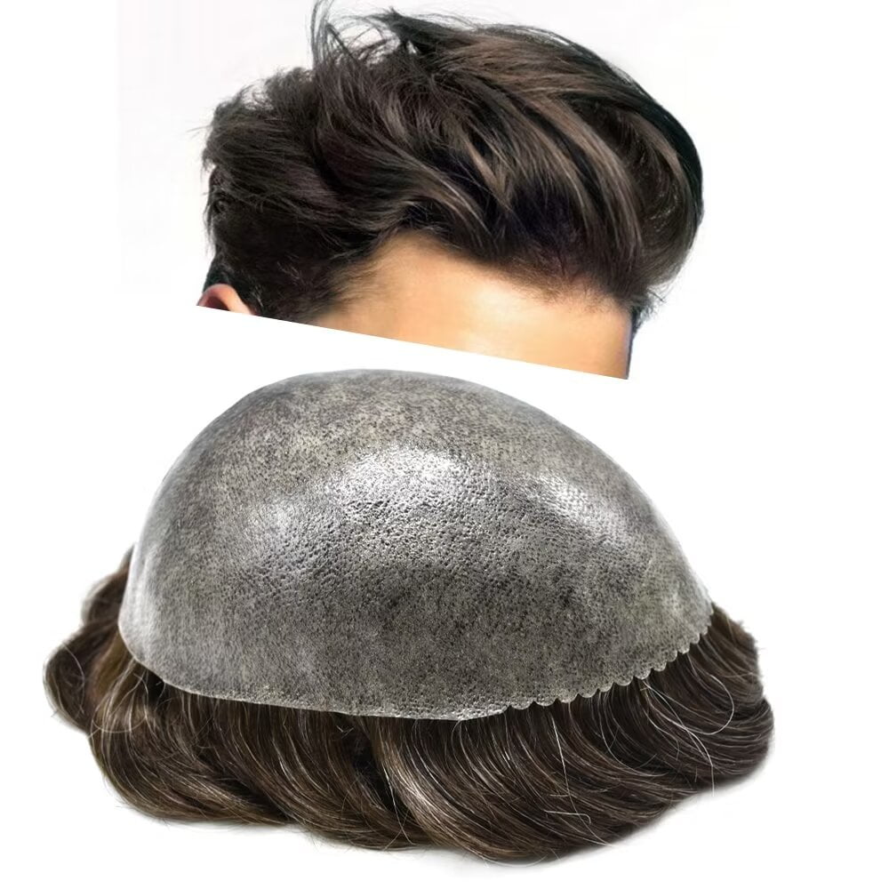 LYRICALHAIR Toupee for Men Hairpiece Indian Human Hair Replacement ...