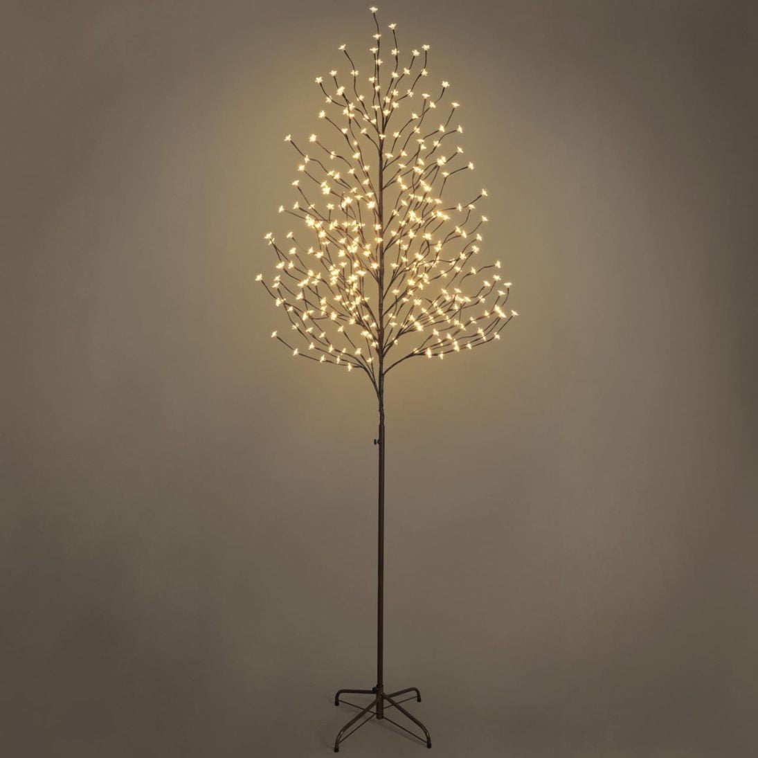 LYSP 8 Feet Artificial Pre-lit Cherry Blossom Tree w/Bendable Branches ...