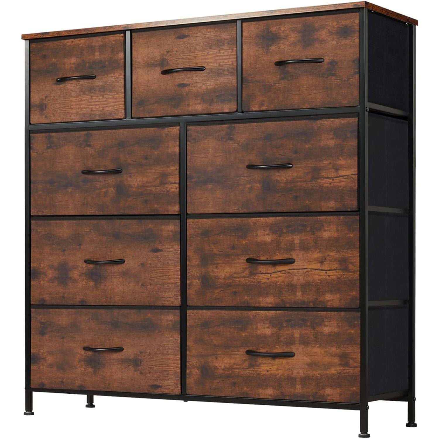LYSP Dresser for Bedroom, Storage Organizer with 9 Drawers, Chest of ...