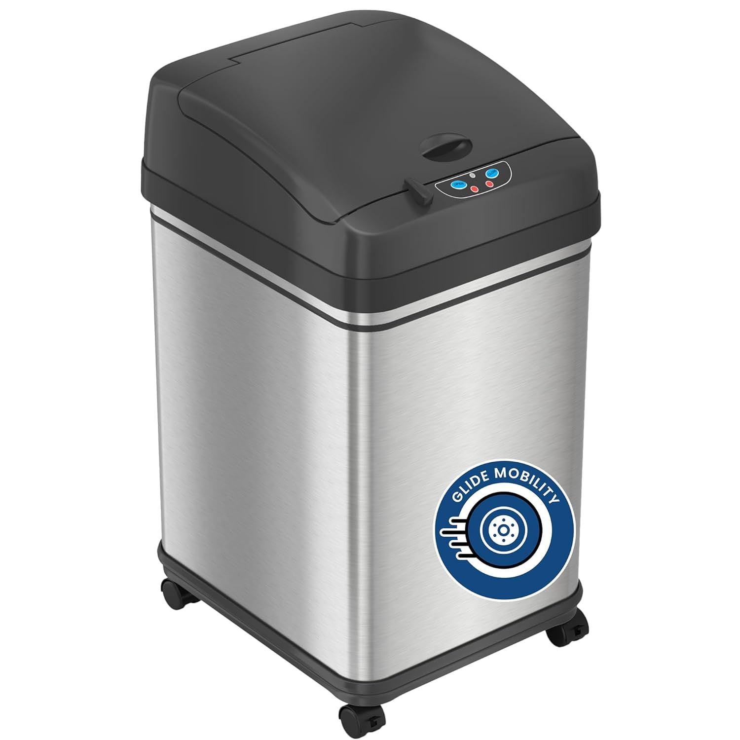 LYSP Glide 8 Gallon Pet-Proof Sensor Trash Can with Odor Control Filter ...