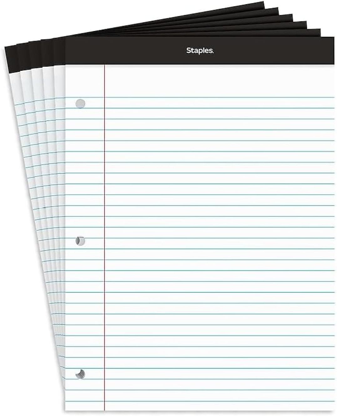LYSP Notepads, 8.5 x 11.75-inch, Wide Ruled, White, 100 Sheet Pad ...