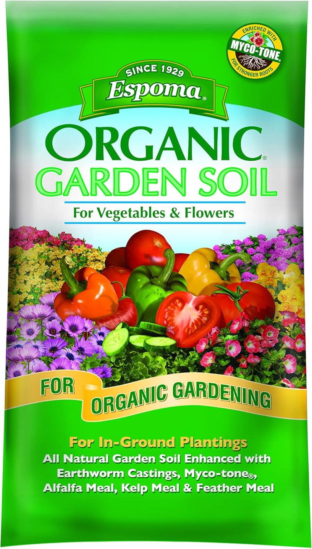 LYSP Organic Vegetable & Flower Garden Soil Natural and Organic in ...